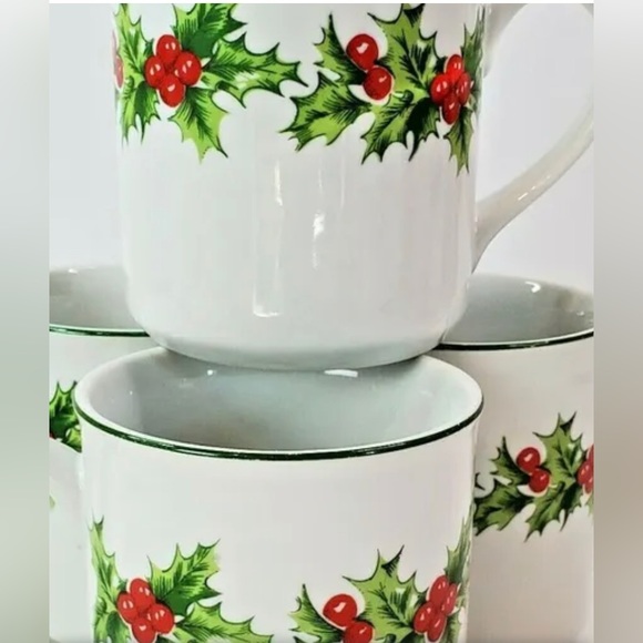 Schmidt Porcelana | Kitchen | Schmidt Porcelana Brasil Holly Christmas ...